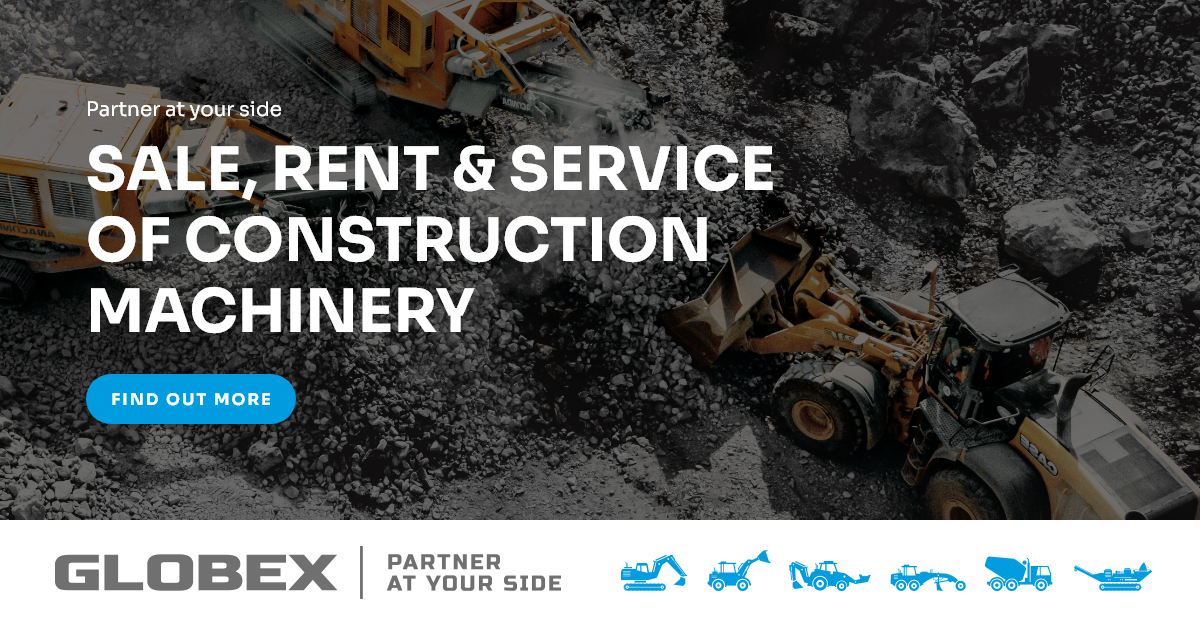Construction machines | Globex - Sale, Rent & Service of Construction ...